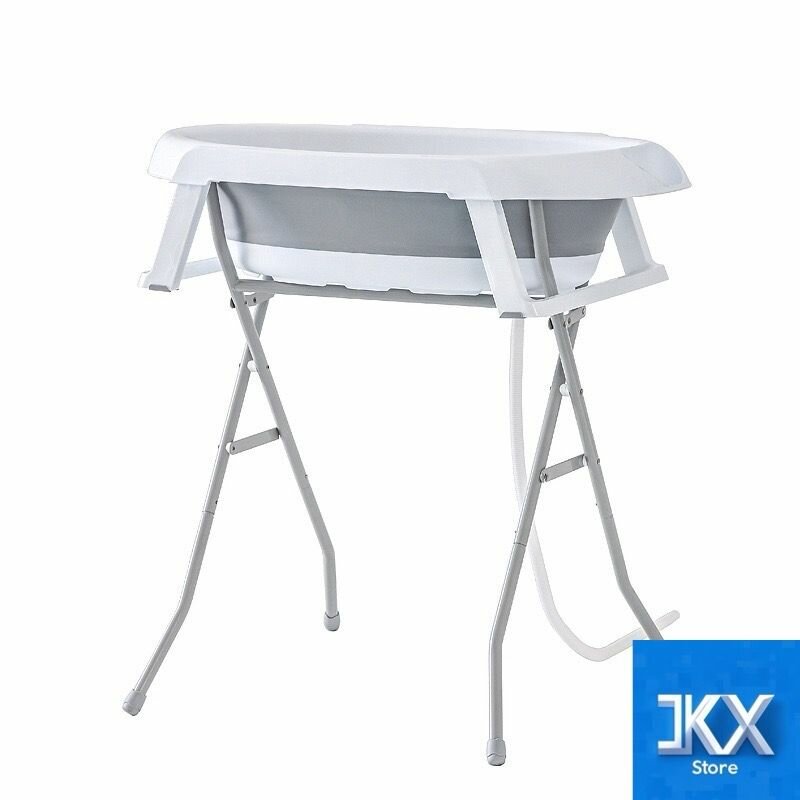 Ванночка для купания, складная, серая, 87 см x 46 см x 21 см