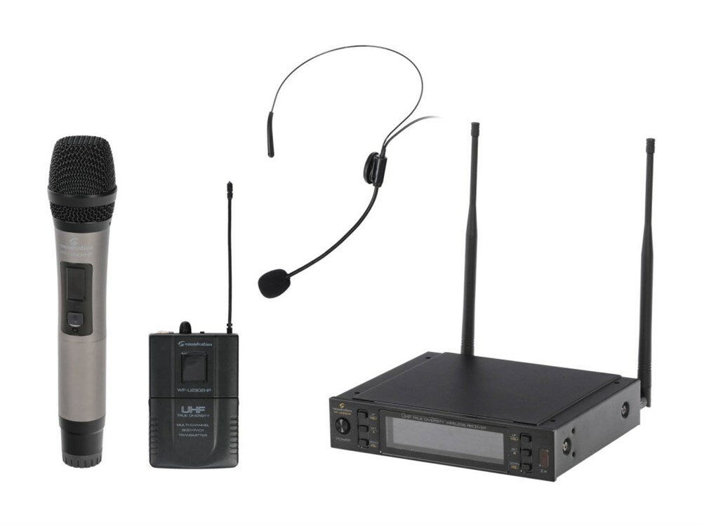 Soundsation WF-U2302HP Беспроводная микрофонная система, ручной и головной микрофон