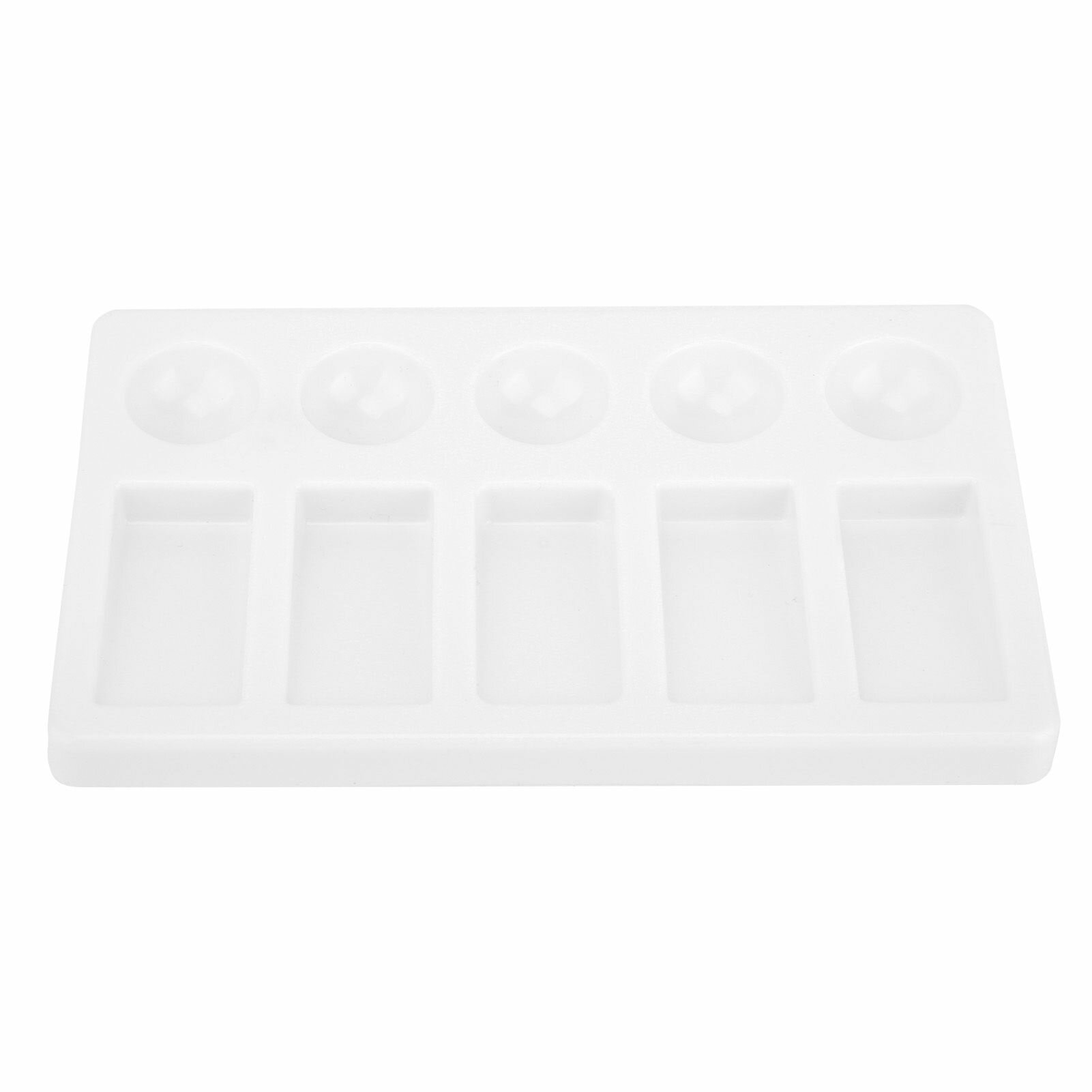 Прямоугольная форма лоток для акварельных красок масляные акварельные акриловые краски палитры аксессуар