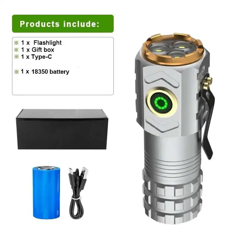 Супермощный мини-фонарик 30000 люмен SET-A HOT