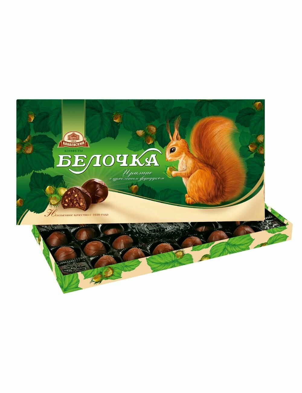 Конфеты в коробке "Бабаевская Белочка" 340г 1шт
