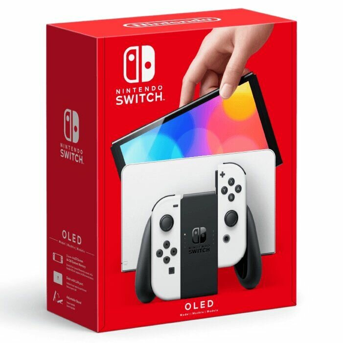 Портативное игровое устройство Nintendo Switch OLED White