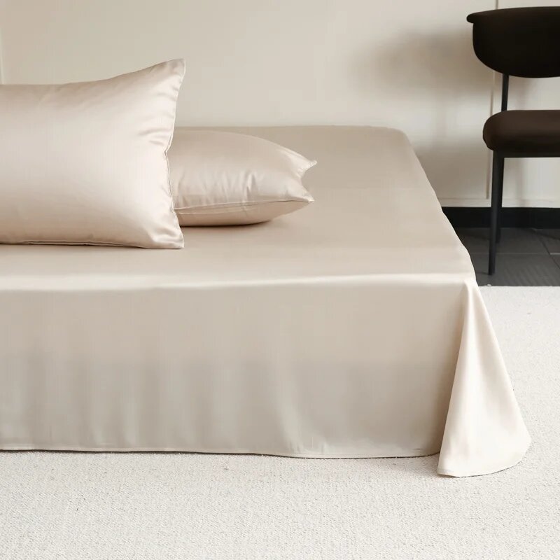 Однотонная простыня из шелка тутового шелкопряда