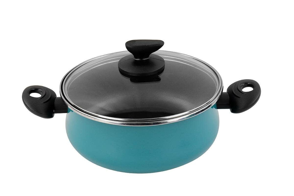 Кастрюля низкая с крышкой Vitrinor Country M4 16