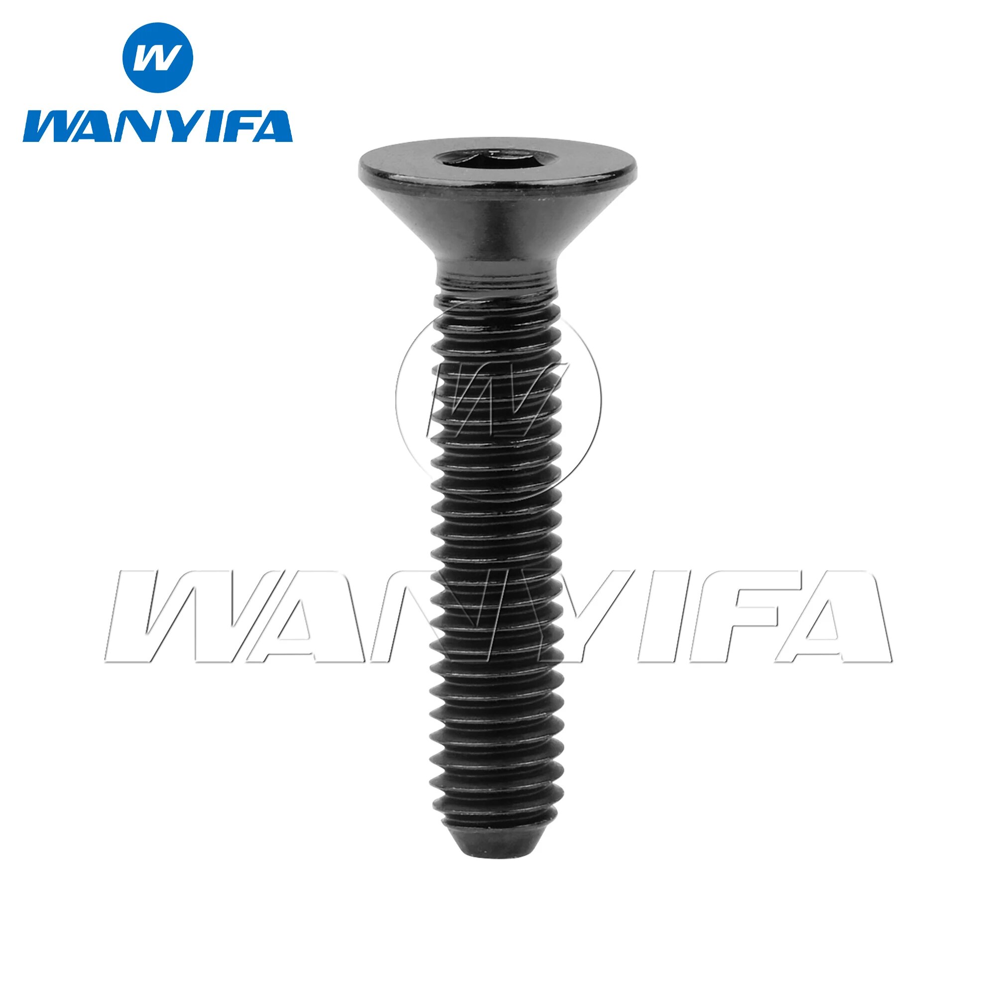 Wanyifa Титановые болты M3/M4x6 M3, Black, 10mm