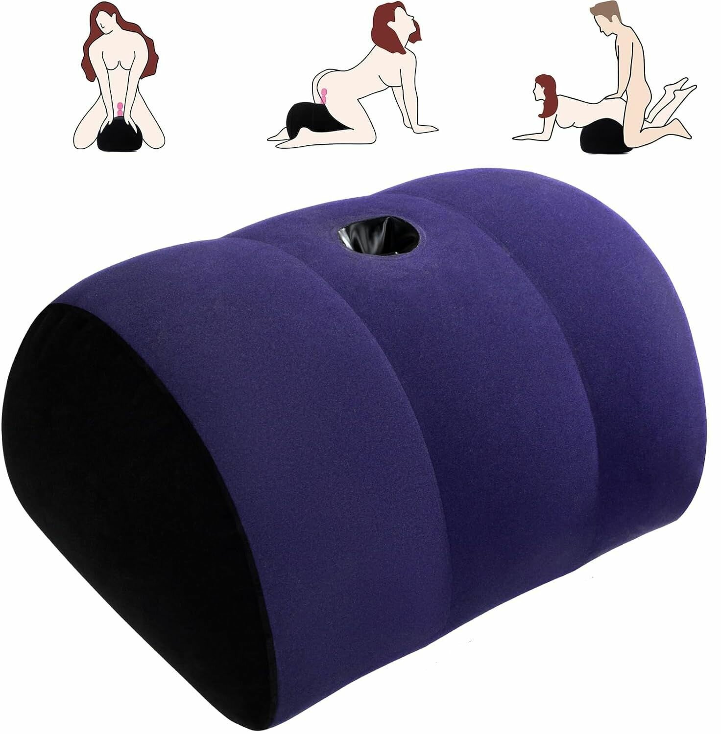 Подушка для любви Soul Light, ПВХ/пластик/пенопласт/ткань, 380x320x220мм