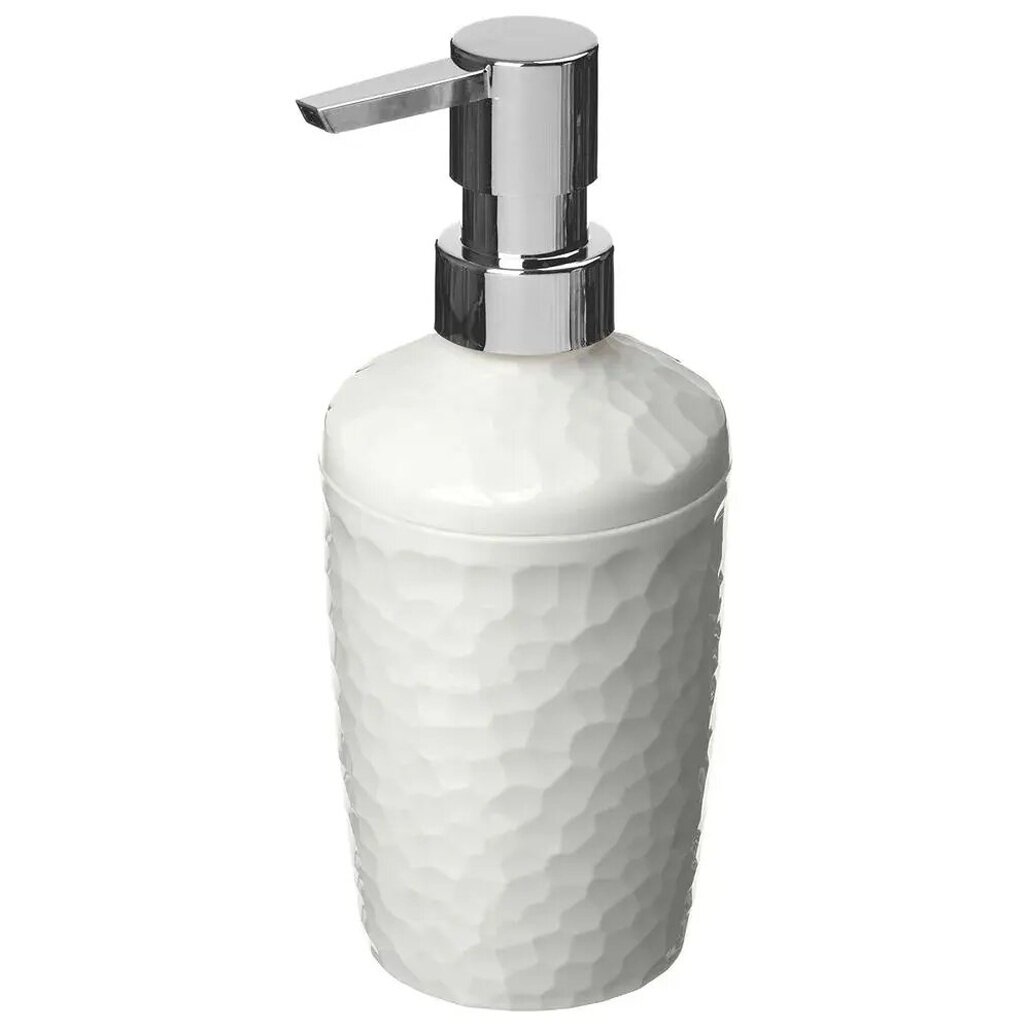 Диспенсер для мыла Tule 350мл с металлическим насосом, пластиковый корпус, цвет светло-серый