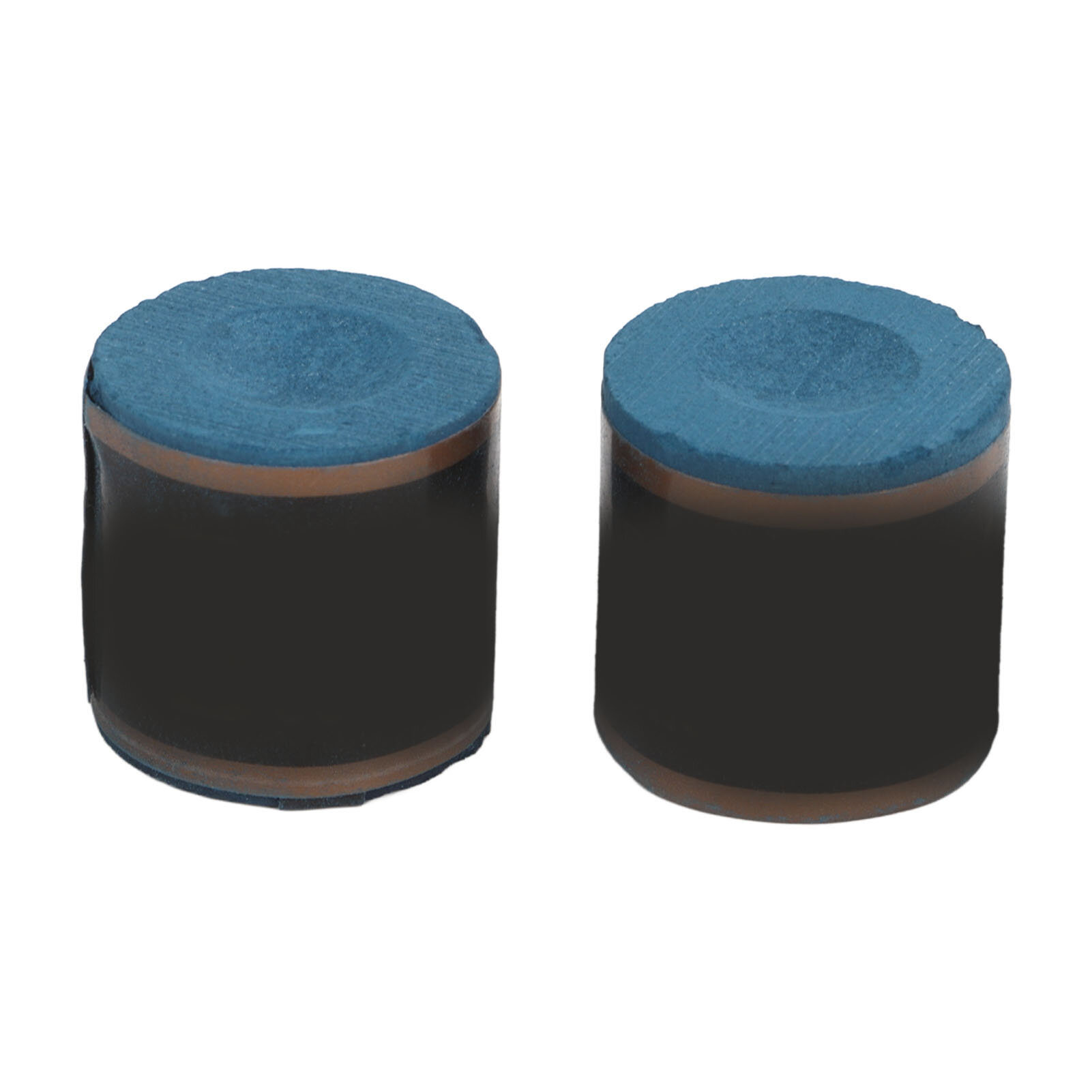 2 шт. бильярдный мел для кия, бильярдный мел для кия, бильярдные аксессуары, цилиндр с прочным сцеплением, синий.