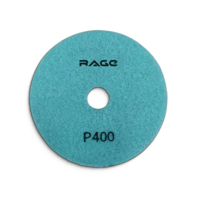 Круг шлифовальный алмазный гибкий АГШК RAGE by VIRA Р400 100мм мокрое шлифование