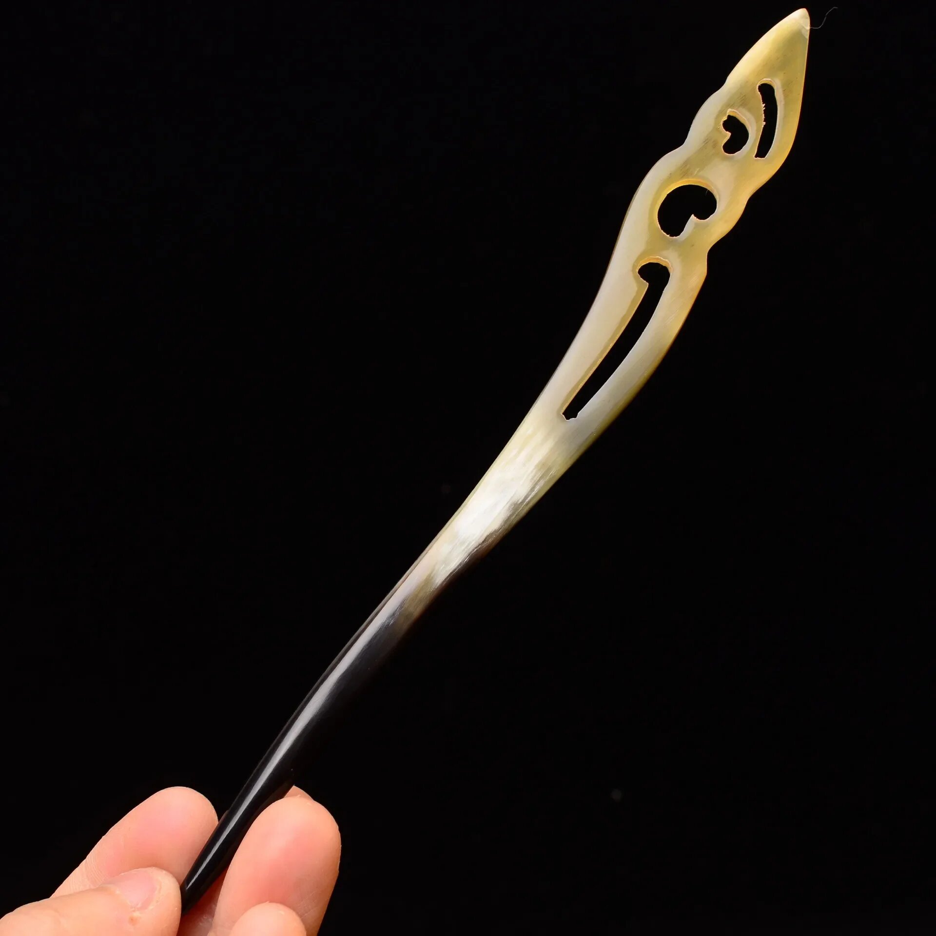 Шпильки для волос из натурального бычьего рога Wing