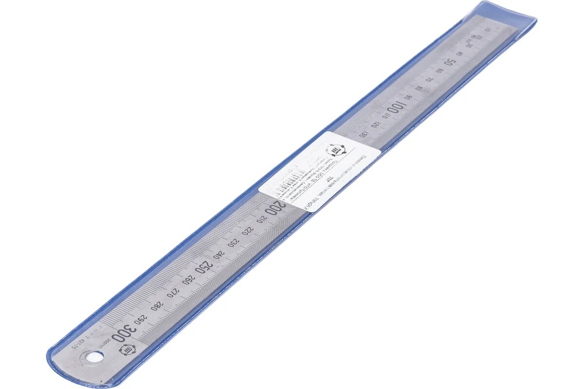 Туламаш измерительная металлическая линейка 300х25 мм 101017, точные деления, долговечная