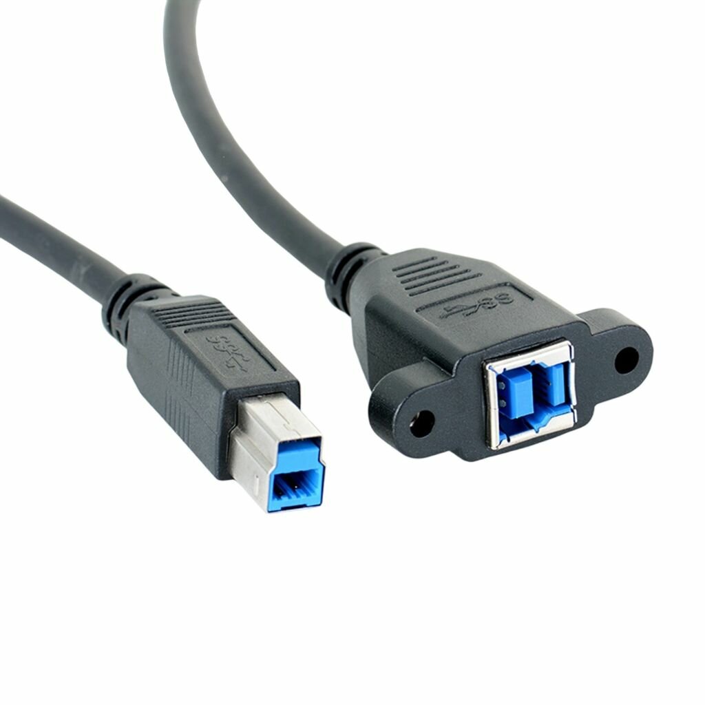 Кабель usb type c , Удлинительный кабель USB 3.0 B типа прямой от мужчины к женщине