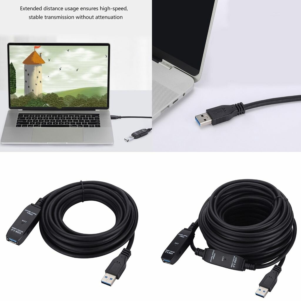 Кабель USB3.0 A-A удлиненный