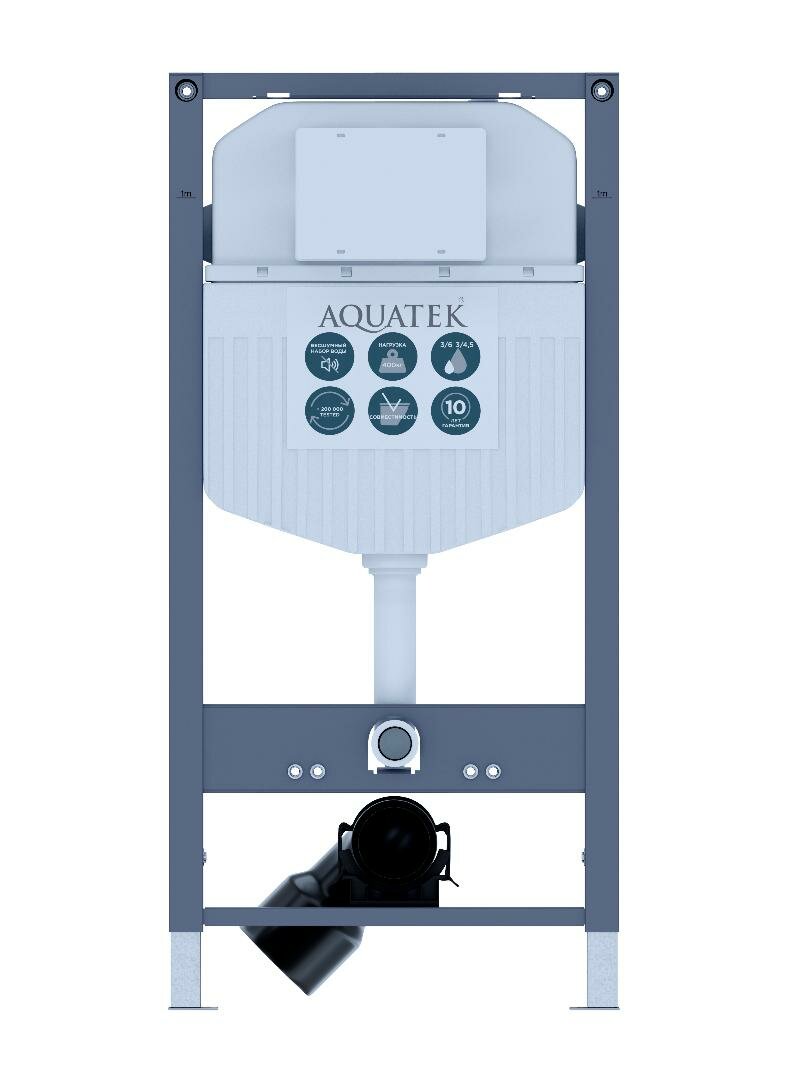Инсталляция для подвесного унитаза Aquatek Duos 50 INS-0000023
