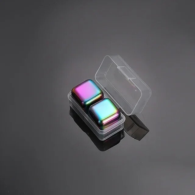 Многоразовые камни для виски, кубики льда из нержавеющей стали, быстрозамораживающийся охладитель вина, пищевые металлические гранулы, охладитель пива, барные аксессуары