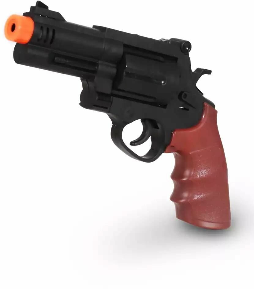 Револьвер детский КНР на батарейках HSY-071 19 см, свет, звук