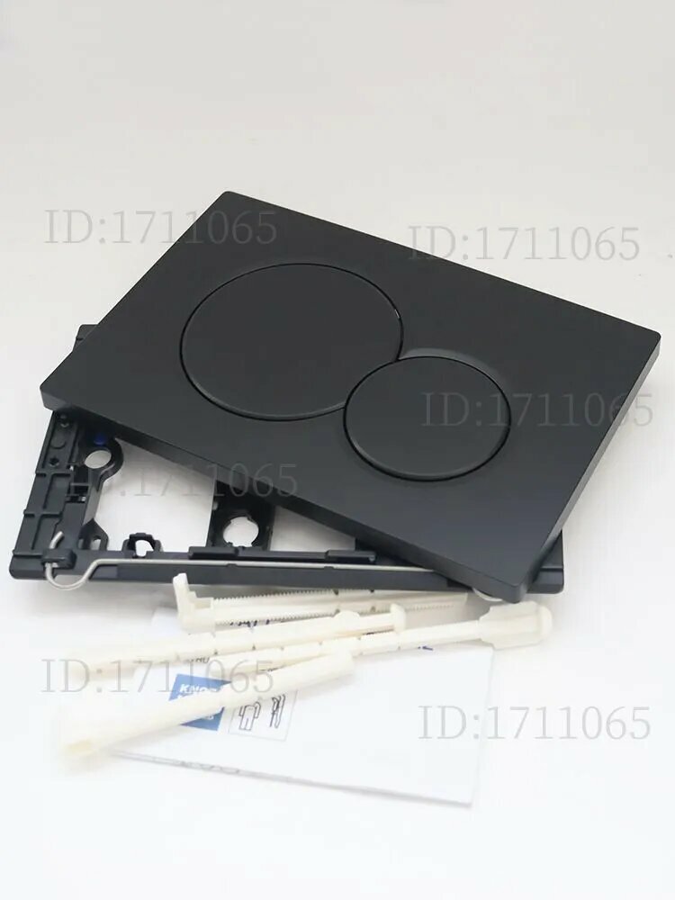 Кнопка смыва Geberit Sigma 01, матовая, черная, для инсталляции