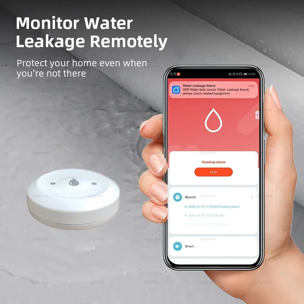 Датчик протечки воды ZigBee, 1pack — фото 1