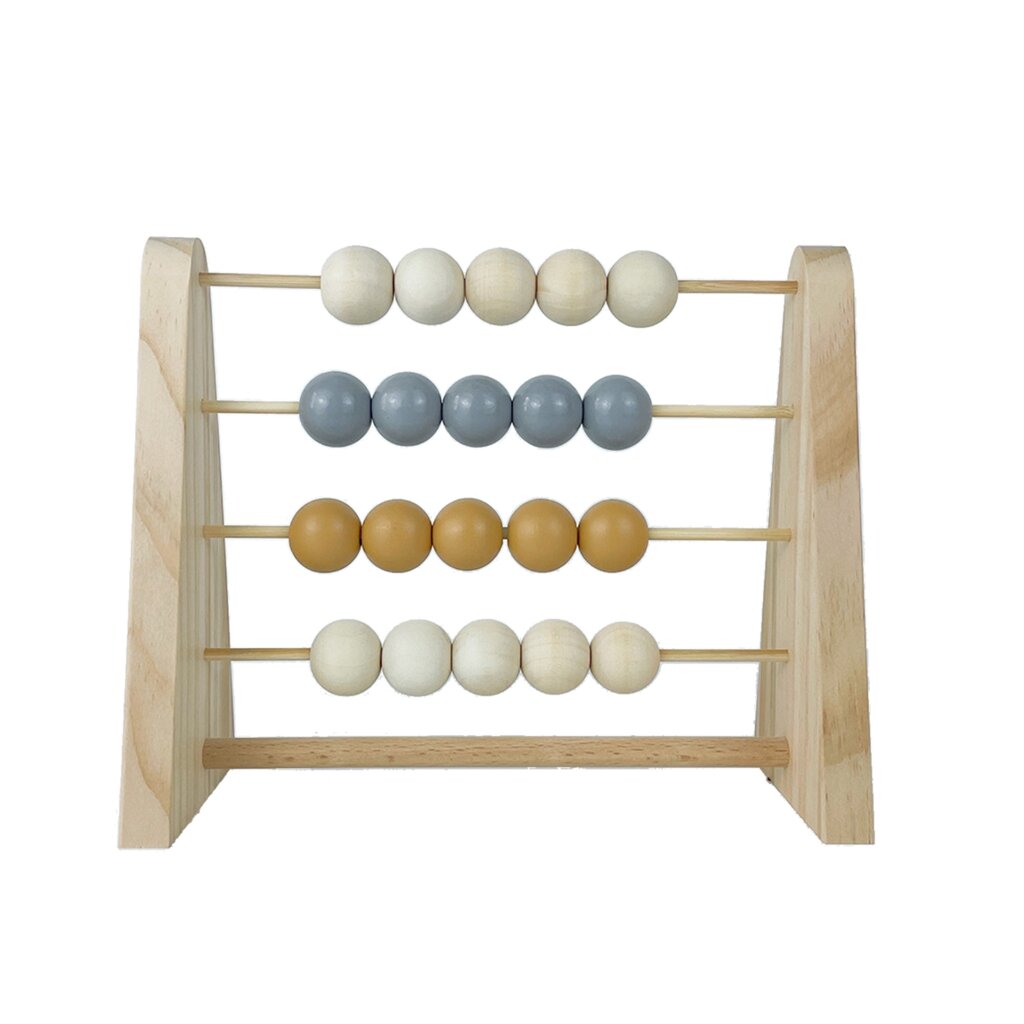 Деревянные счеты с бусинами для раннего обучения, декор для комнаты