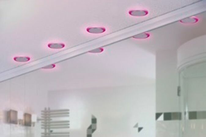 Светильник встраиваемый Paulmann 0.6Вт 20Лм RGB IP20 LED 230/12В Железо тертое Диммируемый Не поворотный Набор 10штук ПУ 98889.