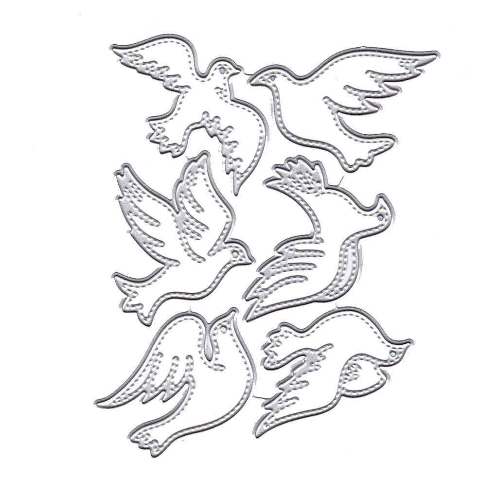 Металлические высечки для скрапбукинга Pigeon