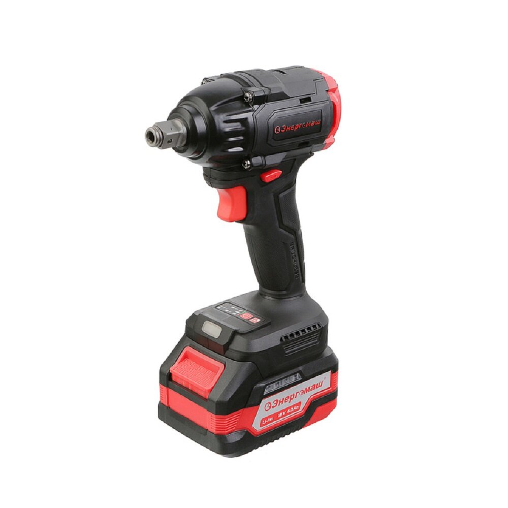 Аккумуляторный ударный гайковерт Энергомаш ГА-350