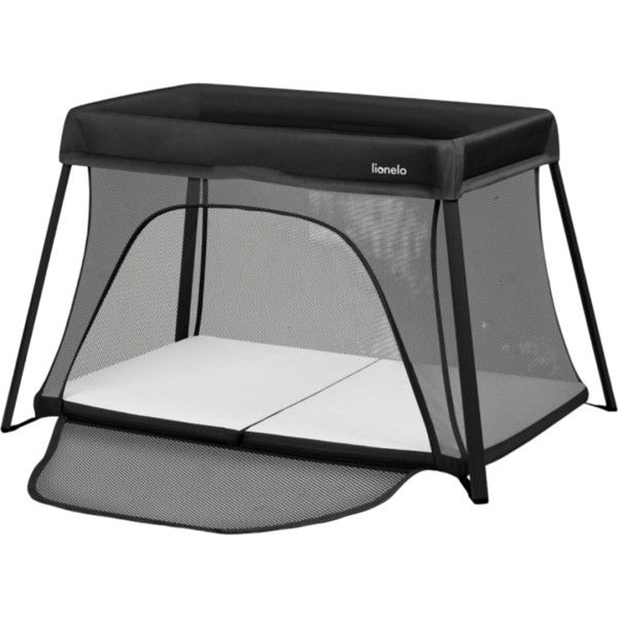 Кроватка Lionelo "Alice Black", 3 в 1, для детей до 3 лет, Польша