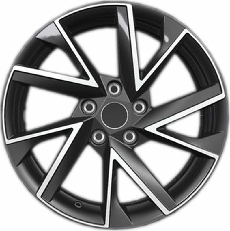Диск колесный Khomen Wheels KHW1714 (Teana) 7,0x17 5x114,3 Dia66.1 ET45 цвет Black-FP