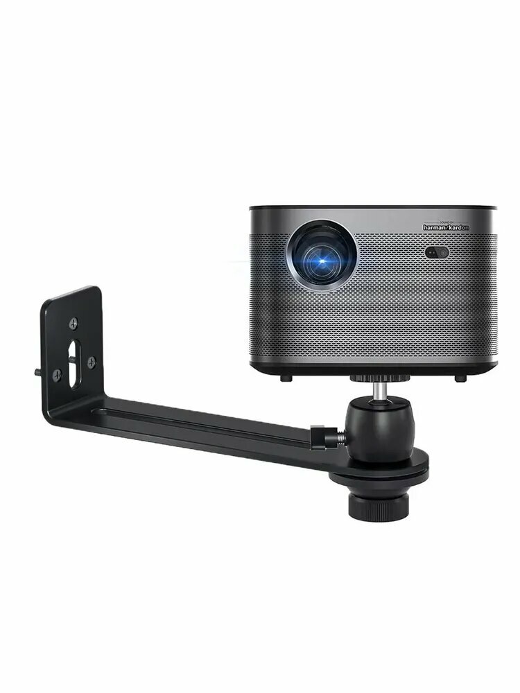 Универсальное настенное крепление для проектора, алюминиевый сплав, регулировка на 360, для дома и офиса