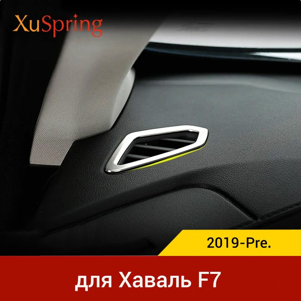 Обшивка салона автомобиля, Детали салона, Автомобильная колонна A для оформления рамки для HAVAL F7 2019-2023 к-т 2 шт