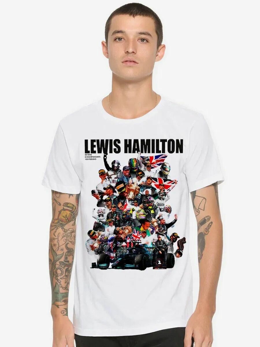 Футболка Льюис Хэмилтон / Формула 1 / Мужская
