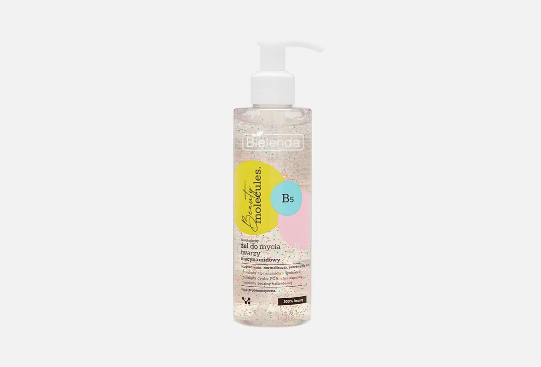 Гель для умывания BIELENDA BEAUTY MOLECULES niacinamide, 195 г
