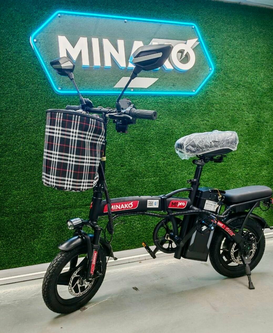 Электровелосипед Minako M1 Pro 240W, 48V/10.5AH