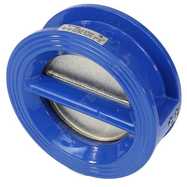 Клапан обратный чугун 2/створ Ду 65 Ру16 ТМакс=120 ОС межфл. створки чугун+EPDM Benarmo 1