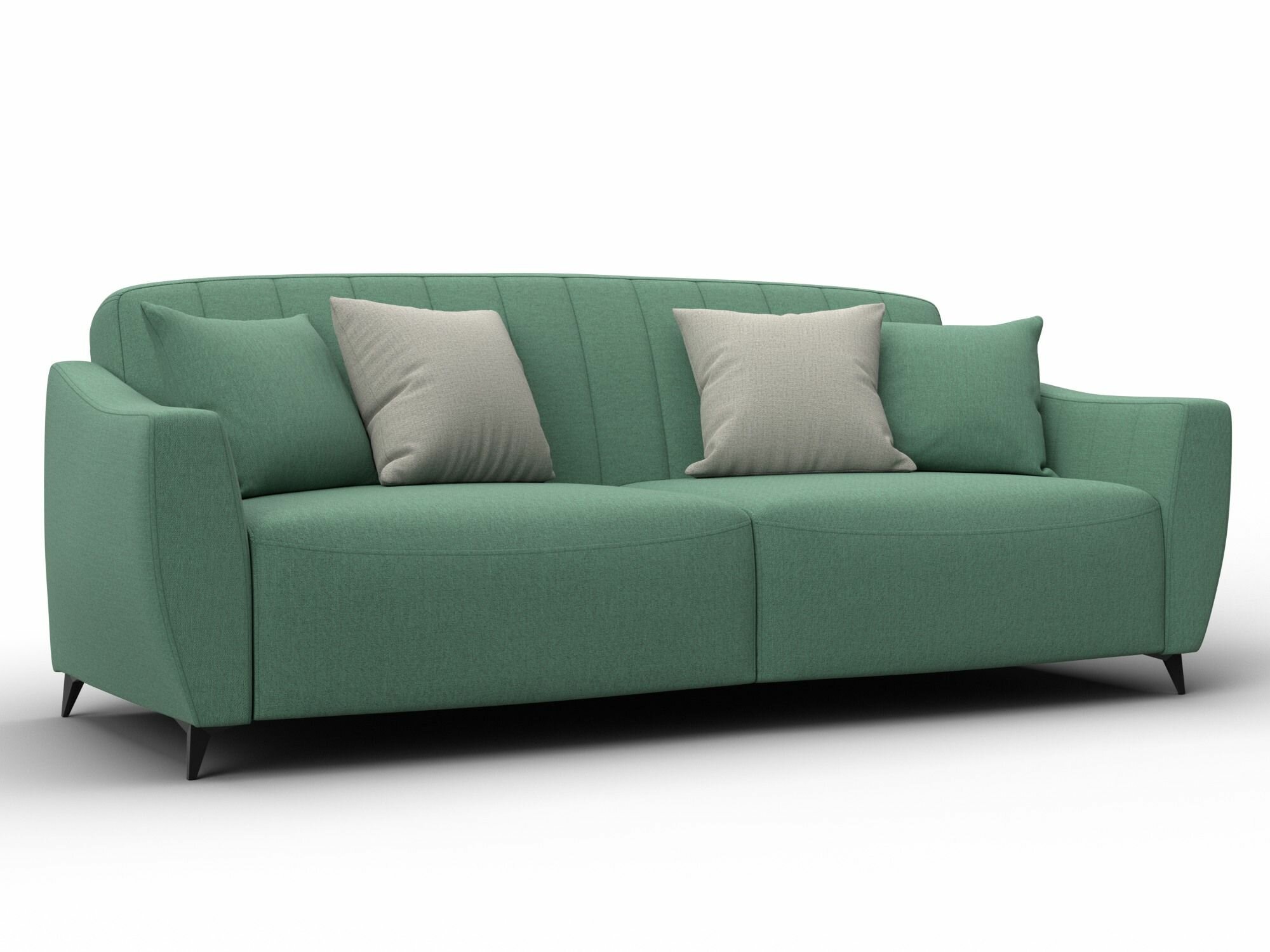 Диван-книжка Софир НПБ, зеленый, Рогожка, 226x94x85, Хит Диванов