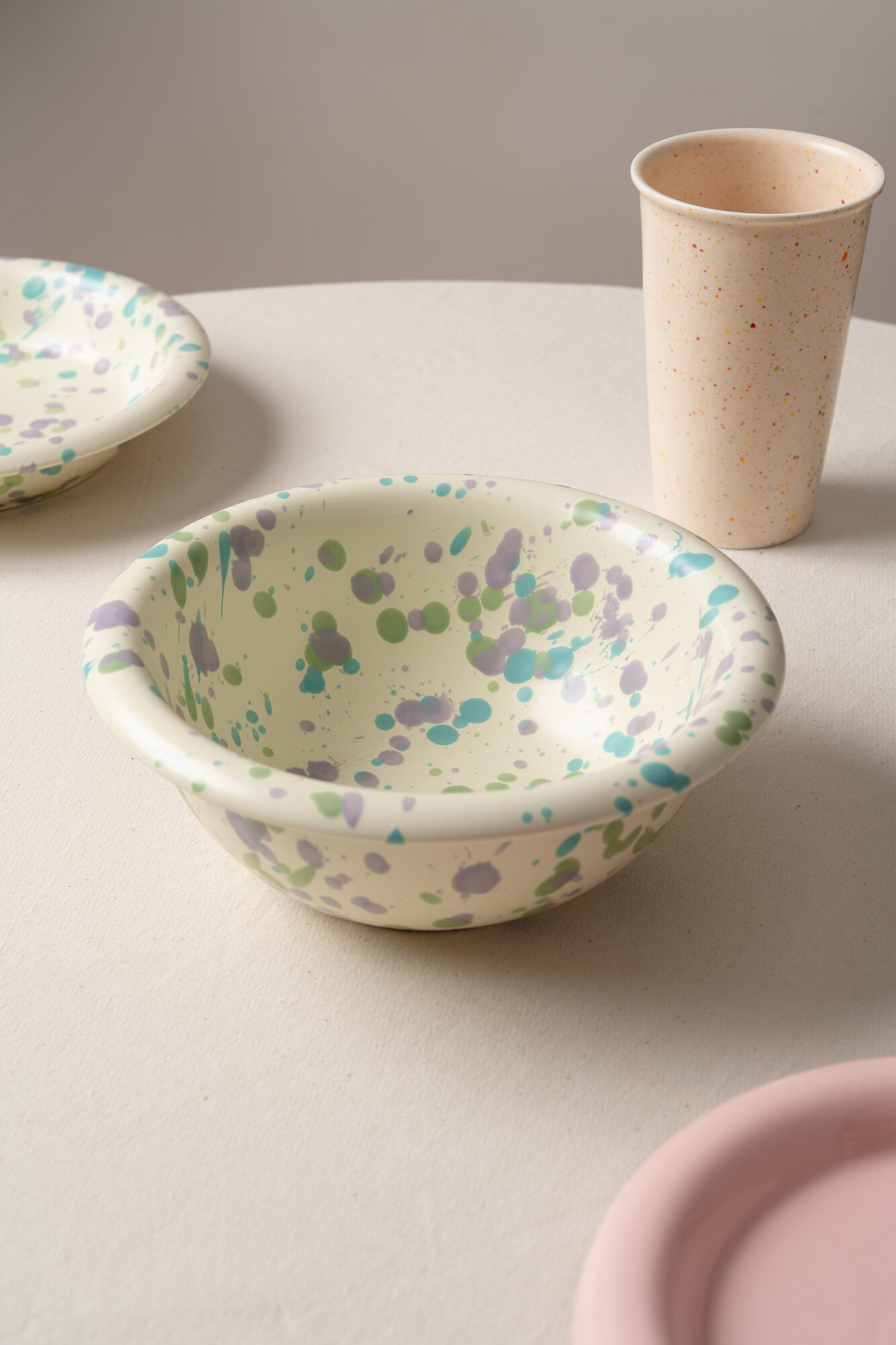 Тарелка глубокая боул брызги