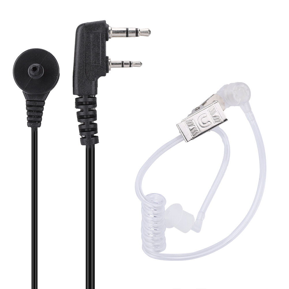 PTT Mic Earpiece Walkie Talkie Headset для Kenwood TK3107 Baofeng UV-5R BF-888S GT-3TP GT-3, TYT TYT-300/500/600/800/900/9900/T3 TH-F2/F3/F5/F6/F7/F8 UVF9, PUXING PX-777/777+/666/888/888K/328/333/999/555, QUANSHENG