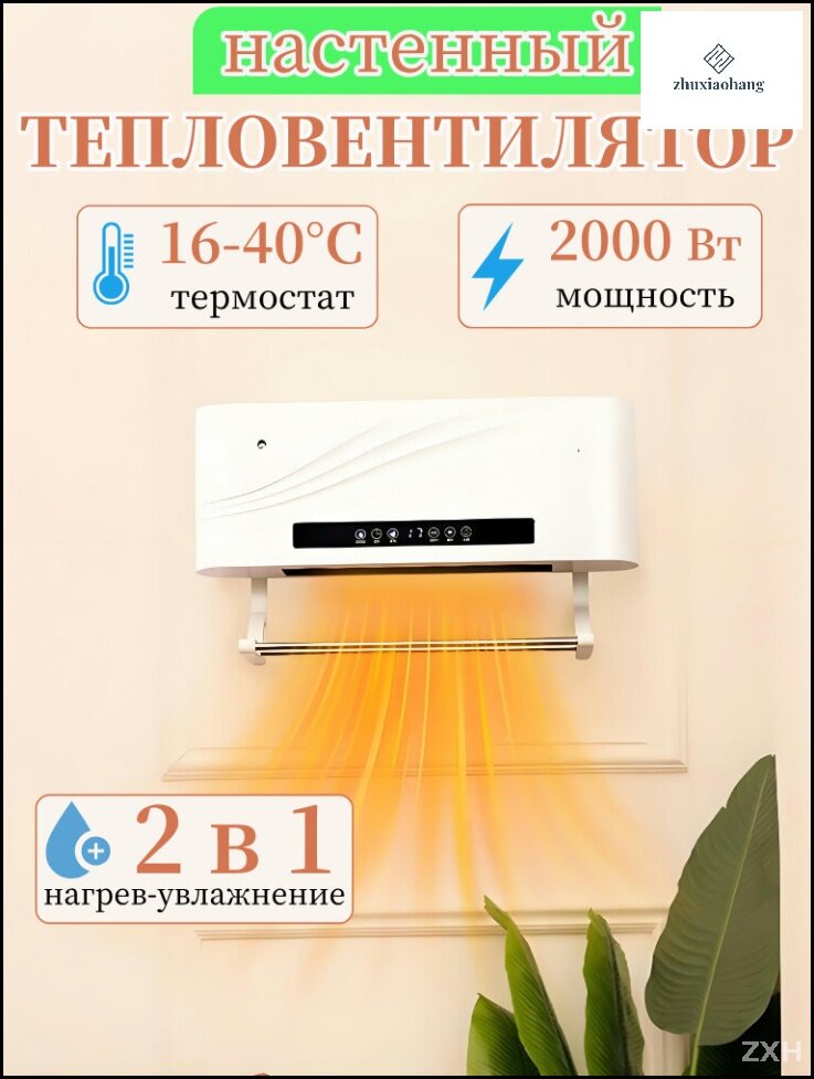 Эксклюзивный настенный климатический комплекс для обогрева и охлаждения с влагозащитой