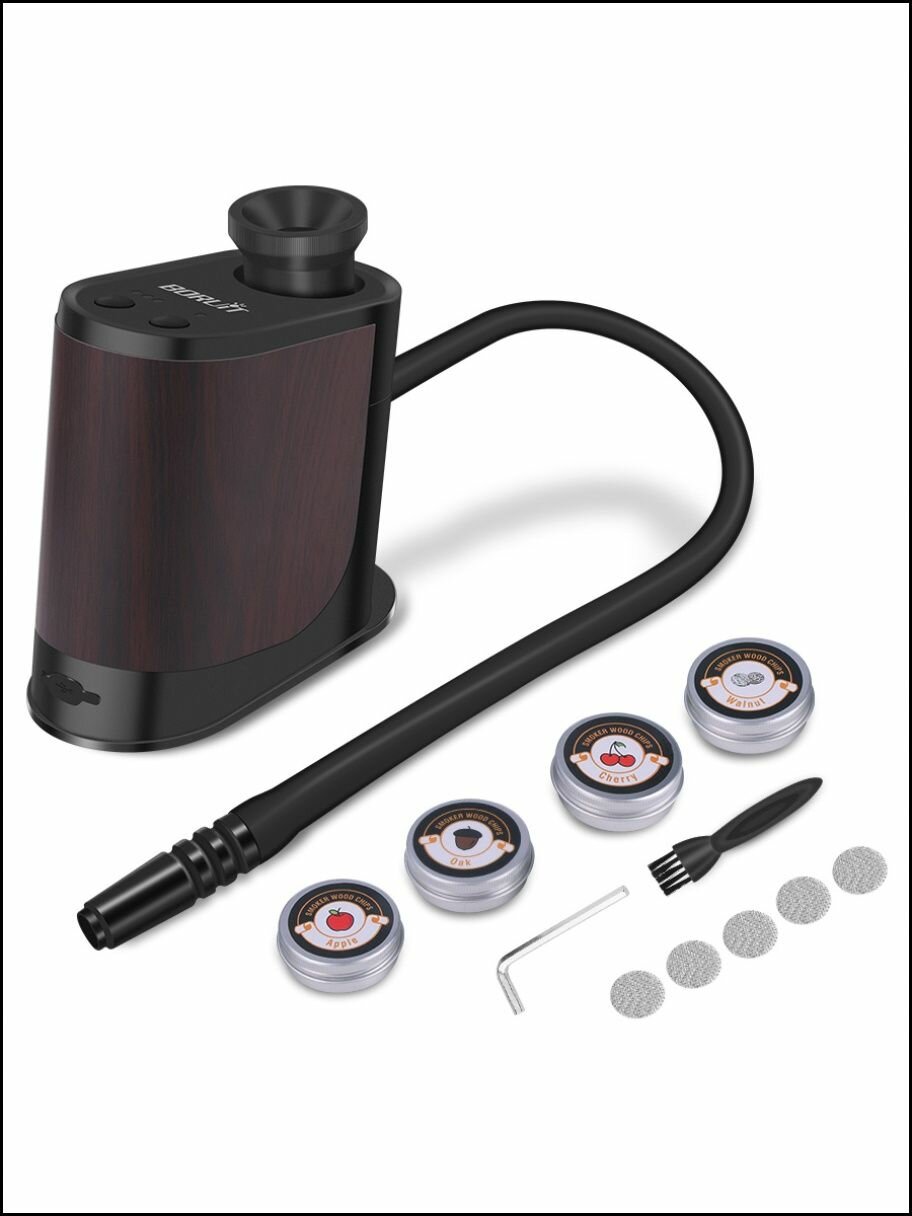 Эксклюзивный дымогенератор BORUiT черный аккумуляторный