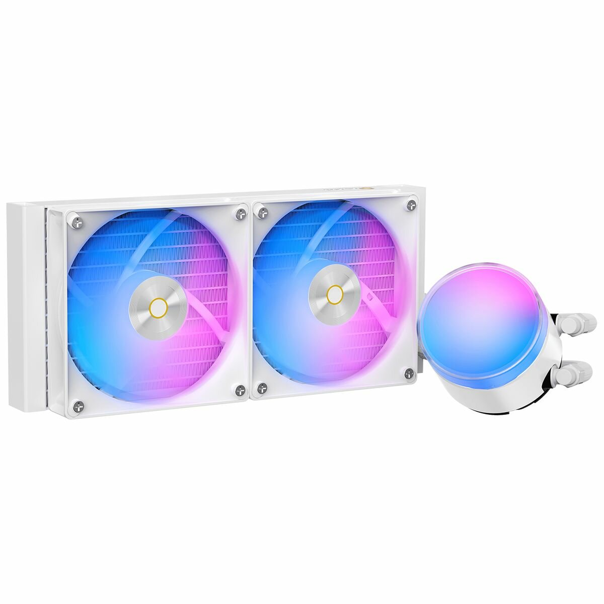 Жидкостная система охлаждения Ocypus Delta L24 WH ARGB V2, Белый (Delta-L24-WH2AAWNN02X-GL)