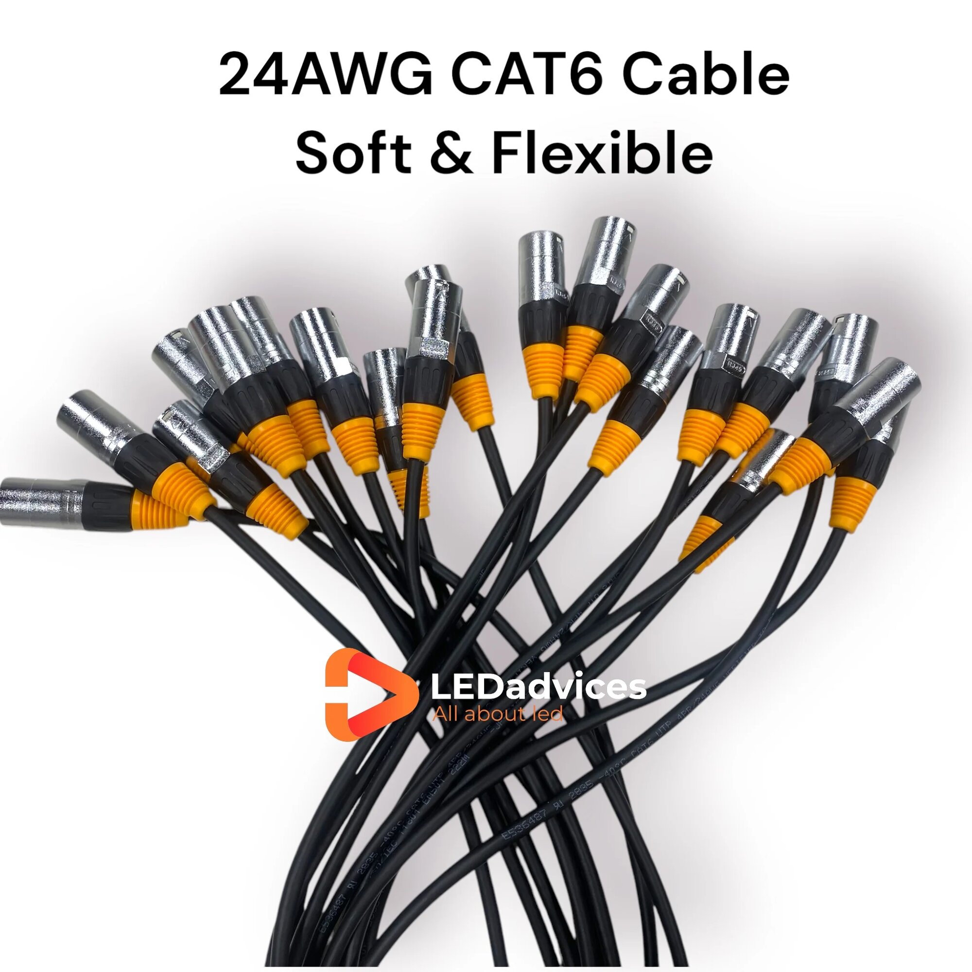 Laideweisi CAT6 кабель Ethercon RJ45 0,8 м 1,2 м для светодиодных шкафов 1.2M, CAT6