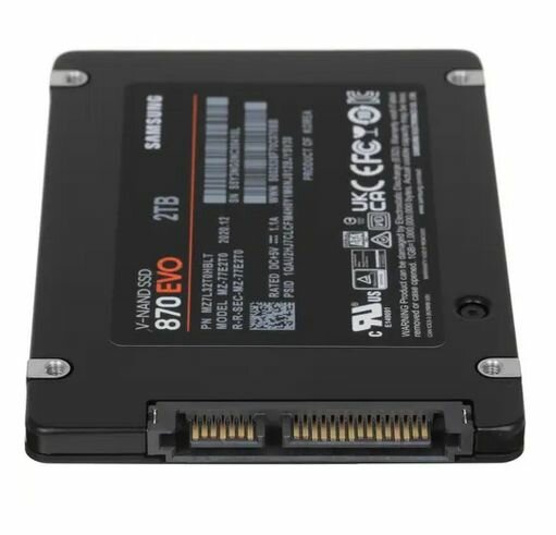 2000 ГБ 2.5" SATA накопитель Samsung 870 EVO (MZ-77E2T0BW)