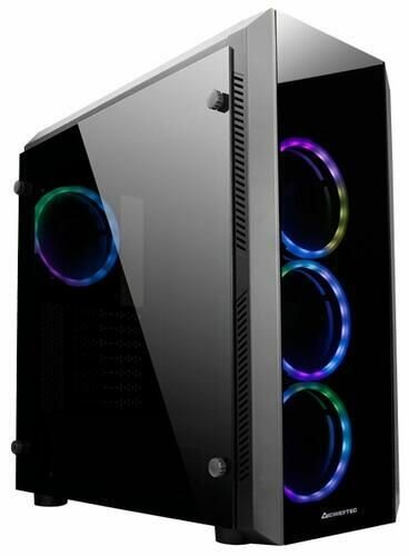 Компьютерный корпус Chieftec SCORPION II (GL-02B-OP) черный