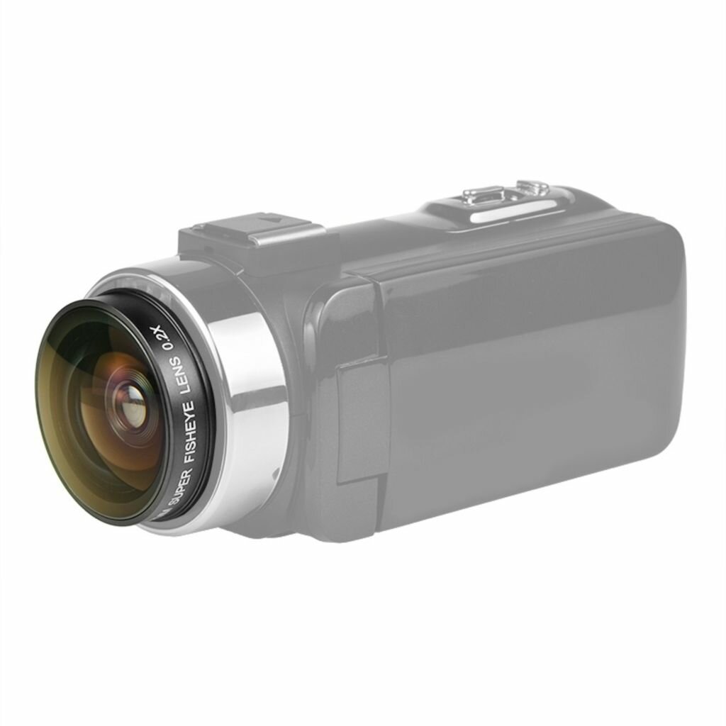 Многоцелевой фишай-объектив 37 мм 0.2x широкоугольный объектив для камеры и смартфонов, низкопрофильный