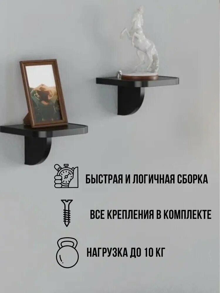 Полка Настенная, 18.5х19х12 см, 1 шт.