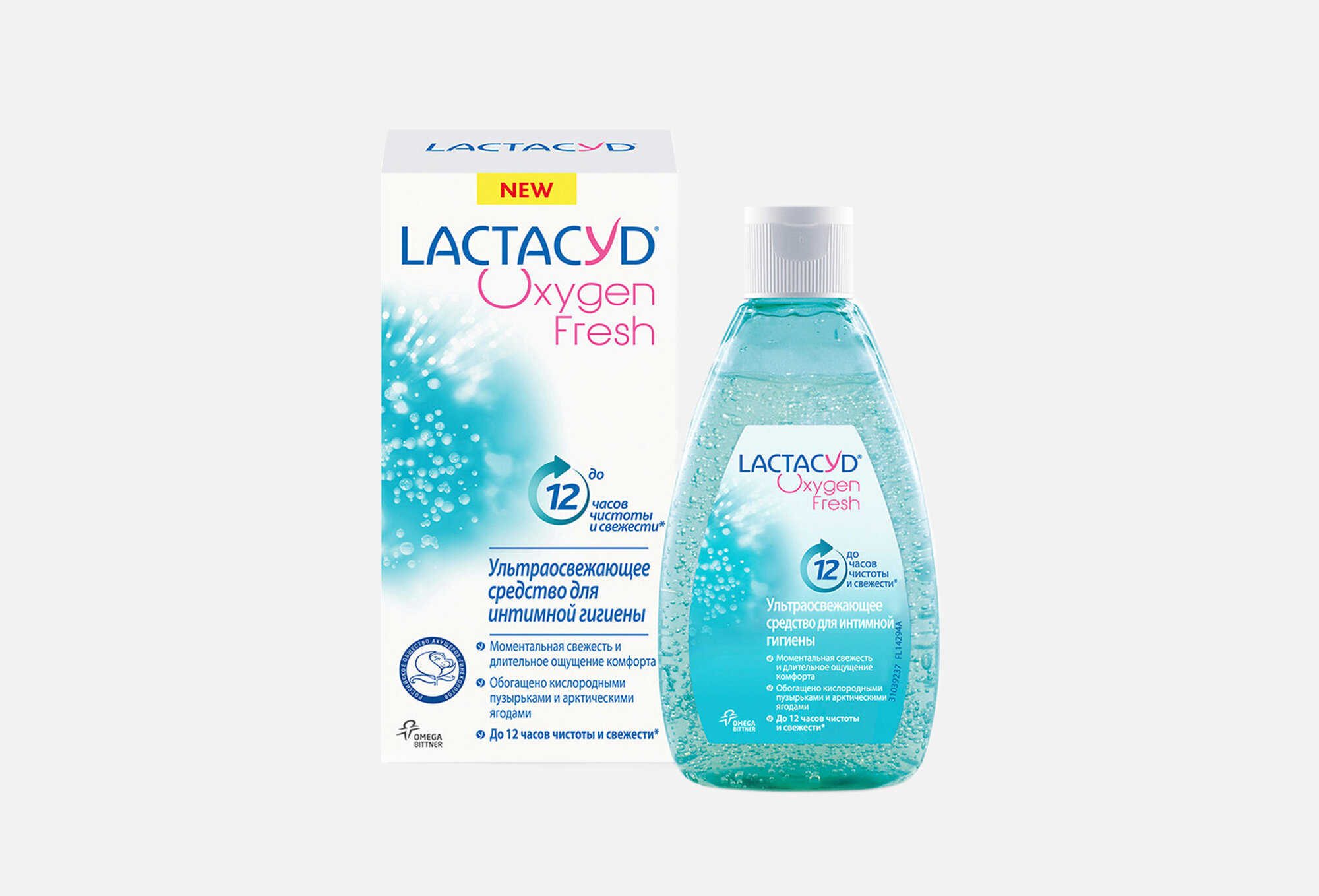 Средство для интимной гигиены LACTACYD OXYGEN FRESH 200 мл