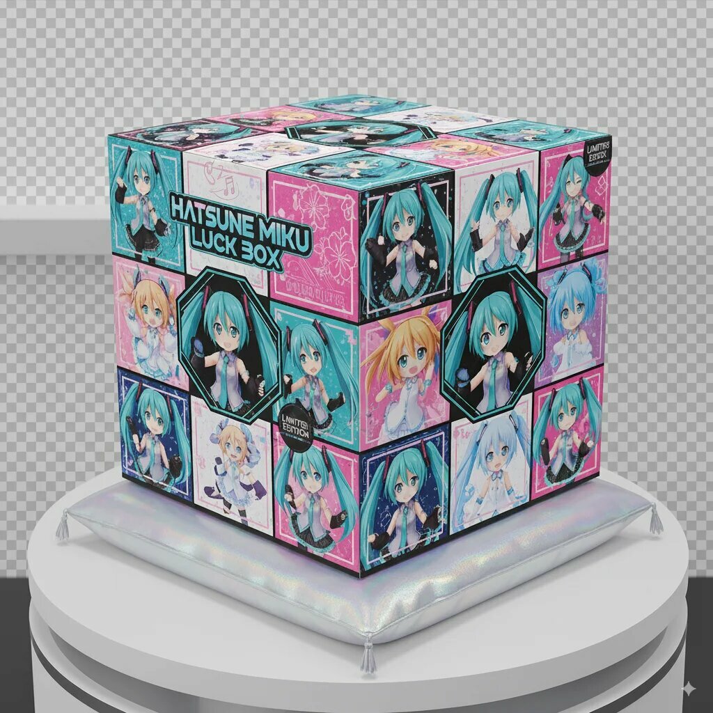 Hatsune Miku слепая коробка Bandai, цвет: Over 20cm