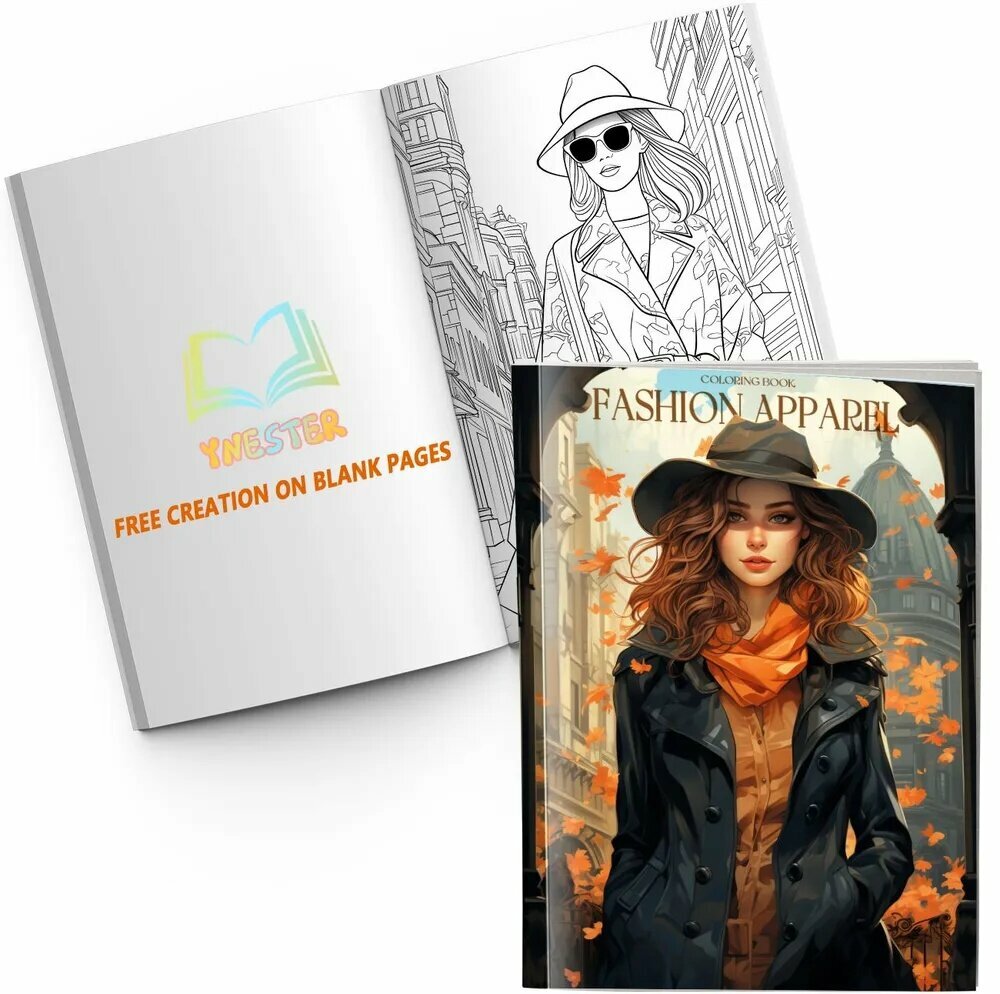 Книжка-раскраска моды, Альбом для рисования Витрина моды, высокое качество Книга каракулей30 см*21 см, подходит для раскрашивания как взрослыми, так и детьми