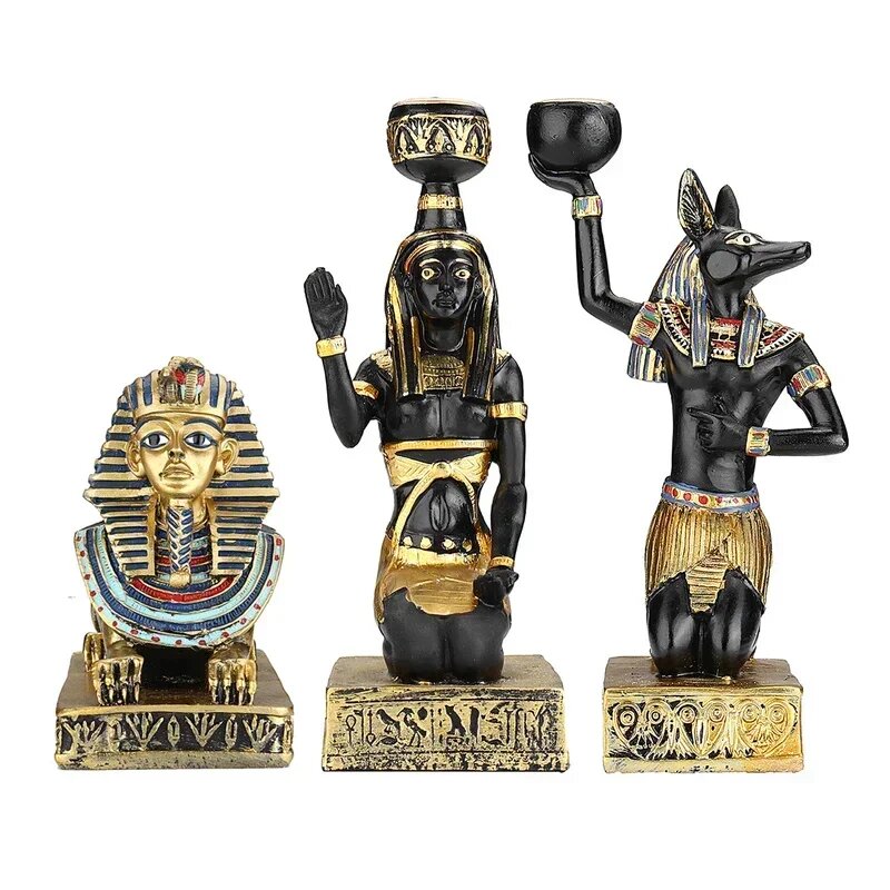 Подсвечник из канифоли Сфинкс Анубис, Anubis-candlestick