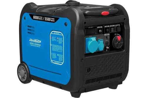 Генератор бензиновый инверторный Redbo QDIG-6500QD (5.5 кВт./6.0 кВт, ручной/электро стартер)